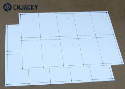 China Custom Card ID Lamination Rfid Inlay Platen Size A4 With TK4100 / F08 Chip for sale