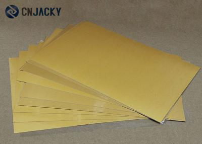 China Gold PVC Sheet 0.18mm Thickness Smart Card Material For Hot Press Card Laminator for sale