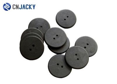 China Shockproof Black Color UHF RFID Tag PPS Uhf Laundry Tag Label Diameter 25.5MM for sale