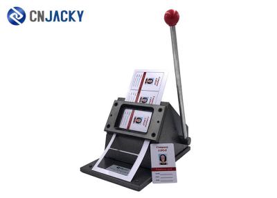 China Mini PVC ID Card Badge Card Die Cutting Machine For 135*95mm , Low Noise for sale