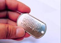 China Manual Dog Tag Embossing Machine For Military Army Use for sale