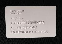 China CNJ-2000 PVC Card Embossing Machine For Credit Card / Visa Card / Membership Card for sale
