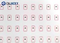 China Paper Materials Smart Card Inlay Transparent RFID Coin EM4200 / S50 Mini NFC Tags for sale