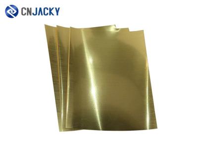 China A4 / A3 Size Plastic ID Card Making Smart Card Material Gold Inkjet Lamination PVC Sheet for sale