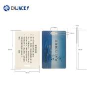 China CR80 Clear Plastic Card Pocket OPP Soft For ID Card  / ID Card Holder OPP Card Bag for sale