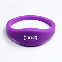 China TK4100 EM4200 T5577 Waterproof RFID Wristband 125kHz 13.56MHz for Event Access Control for sale