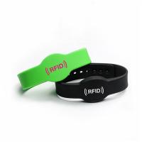 China TK4100 EM4200 T5577 Waterproof RFID Wristband 125kHz 13.56MHz for Event Access Control for sale