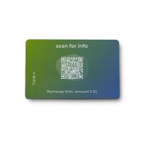 China Custom PVC Plastic Loyalty Cards with Barcode QR Code 85.6mm x 54mm for sale