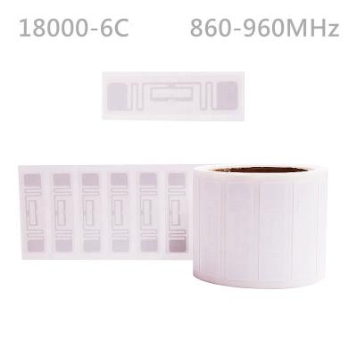 China UHF RFID Inlay Label ISO 18000-6c Long Range 10m Asset Management Tag for sale