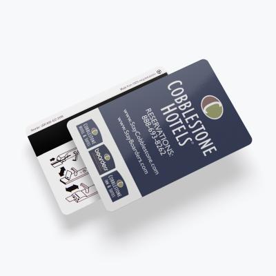 China 85.5x54mm PVC Access Control Cards Hico Loco Magnetic Stripe Custom for sale