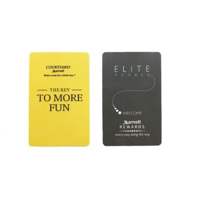 China Standard CR80 4 Color Printed Hotel RFID Key Cards 85.5mm x 54mm for sale