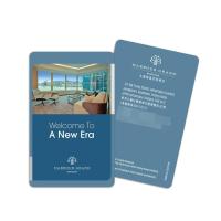 China Customized Waterproof RFID Keycards Hotel Room Key Card Rectangular Shape for sale