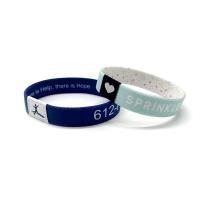 China Full Color Print RFID Wristbands Polyester Sublimation Fabric Woven Elastic 1.5cm Width for sale