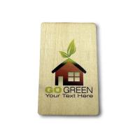 China Eco Friendly Bamboo Wooden RFID Hotel Key Card 85.5mm x 54mm for sale