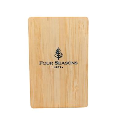 China NTAG215 Wooden RFID Hotel Card 85.5x54mm Eco-Friendly Access Card for sale