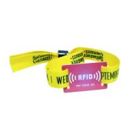 China Custom Woven RFID Wristbands Fabric NFC Wristbands for Events 15 Years for sale