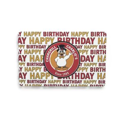 China Custom Plastic Christmas Cards Full Color Printing Personalized Thanksgiving Cards 85x54mm for sale