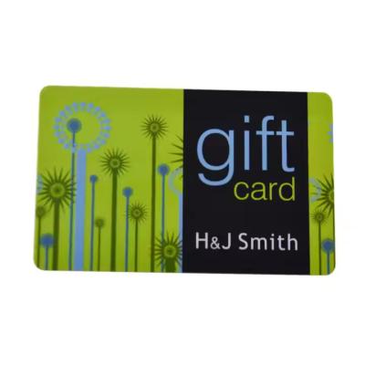 China 0.76mm Custom Plastic Gift Cards Offset Printing for Shopping Mall Store for sale