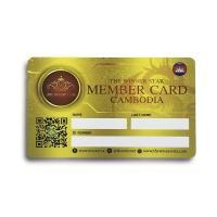 China M1 IC Double Face Print PVC Membership Card Dual Sided Rectangular Shape for sale