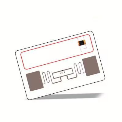 China UHF HF Dual Frequency RFID Card ISO14443A ISO18000-6C 13.56MHz 860-960MHz for sale