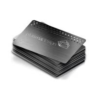 China Stainless Steel RFID Metal Card 13.56MHz 125kHz Waterproof Visit Card for sale