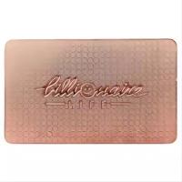 China Rose Gold Engraved Custom Metal NFC Business Cards 13.56 MHz Contactless Waterproof for sale