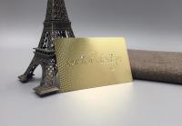 China Stainless Steel RFID Metal Card 13.56MHz 125kHz Waterproof Visit Card for sale