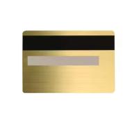 China Engraved Stainless Steel NFC Card with Chip 13.56 MHz Customizable Metal Blank for sale