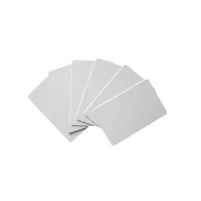 China 13.56MHz 85.5x54mm Printable Plastic RFID Card White Blank Self Inkjet Printing for sale