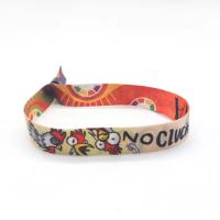China Customized Fabric RFID Wristband 13.56MHz NFC Festival Access Control Wristband for sale