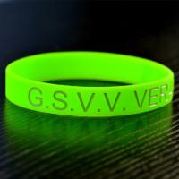 China Luminous Silicone Sports RFID Wristband Custom Logo Flashing NFC Bracelet 13.56 MHz for sale
