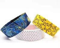 China Eco Friendly RFID NFC Fabric Wristbands Adjustable Custom Logo 260mm for sale