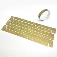 China 100% Waterproof Passive RFID PVC Wristband Disposable Vinyl for Theme Park Access Control 13.56 MHz for sale