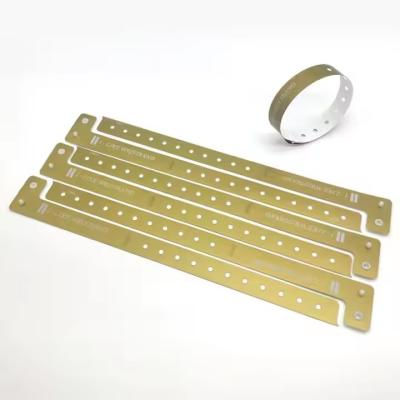 China 100% Waterproof Passive RFID PVC Wristband Disposable Vinyl for Theme Park Access Control 13.56 MHz for sale