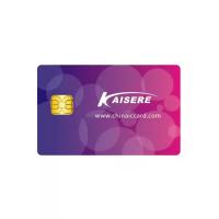 China Customized ISO7816 Contact Smart IC Card 80mm x 50mm Waterproof PVC for sale