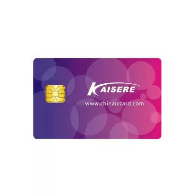 China Customized ISO7816 Contact Smart IC Card 80mm x 50mm Waterproof PVC for sale