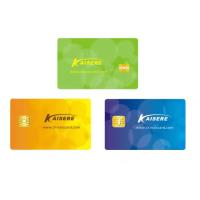 China Customized ISO7816 Contact Smart IC Card 80mm x 50mm Waterproof PVC for sale