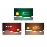 China Customized ISO7816 Contact Smart IC Card 80mm x 50mm Waterproof PVC for sale