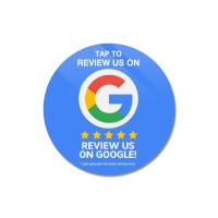 China Custom Contactless Google Review NFC Tag with HF UHF Chip Waterproof 30mm for sale