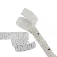 China UHF Washable RFID Laundry Tag Fabric Waterproof Textile Tag 250 Wash Cycles for sale