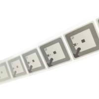 China 13.56MHz RFID Library Tags NFC Book Label for Library Management 50x50mm for sale