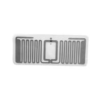 China UHF Transparent PVC Aluminum Etched PET Wet Inlay RFID Tag 40x40mm for sale