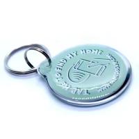 China Custom RFID Access Control Key Tags Wood Plastic Epoxy NFC Key Fobs 13.56 MHz for sale