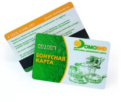 China Customizable PVC Plastic Card with Magnetic Strip 0.76mm Thickness for Hotel Key Card for sale