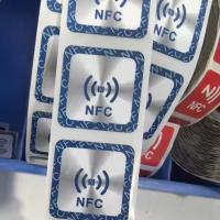 China Waterproof Custom NFC Sticker for IT Asset Tracking Laptop Cellphone 96-496bits EPC for sale