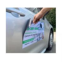 China Custom Die Cut Magnetic Car Sticker Waterproof UV Printing 0.3mm Thick for sale