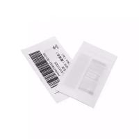 China Passive NFC RFID Woven Clothing Tags 13.56 MHz for Inventory Logistics for sale