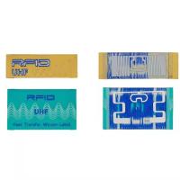 China Passive NFC RFID Woven Clothing Tags 13.56 MHz for Inventory Logistics for sale