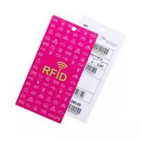 China Custom Printing UHF RFID Paper Hang Tag for Apparel 860-960MHz for sale