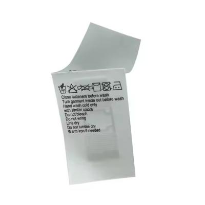 China Customized UHF RFID Clothing Tag Textile Laundry Care Wash Mark Label 860-960 MHz for sale